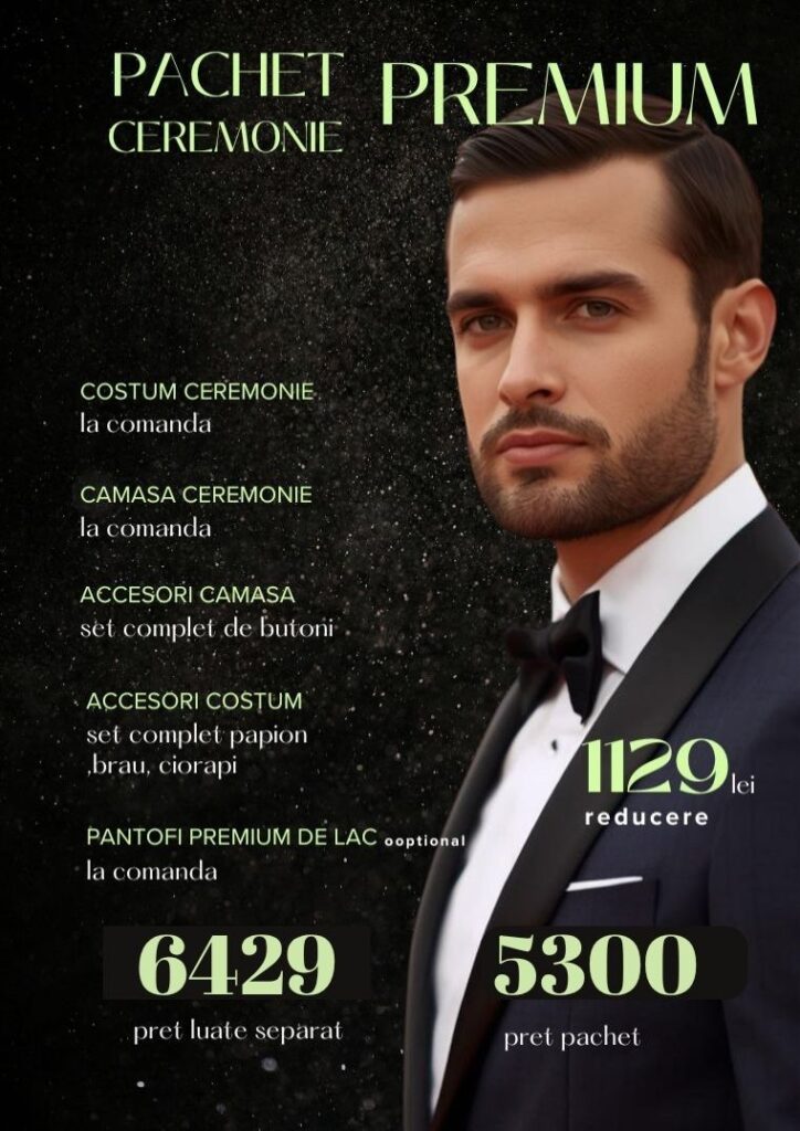 PROMOTII - ALEXANDER- Costume premium la comanda Cluj